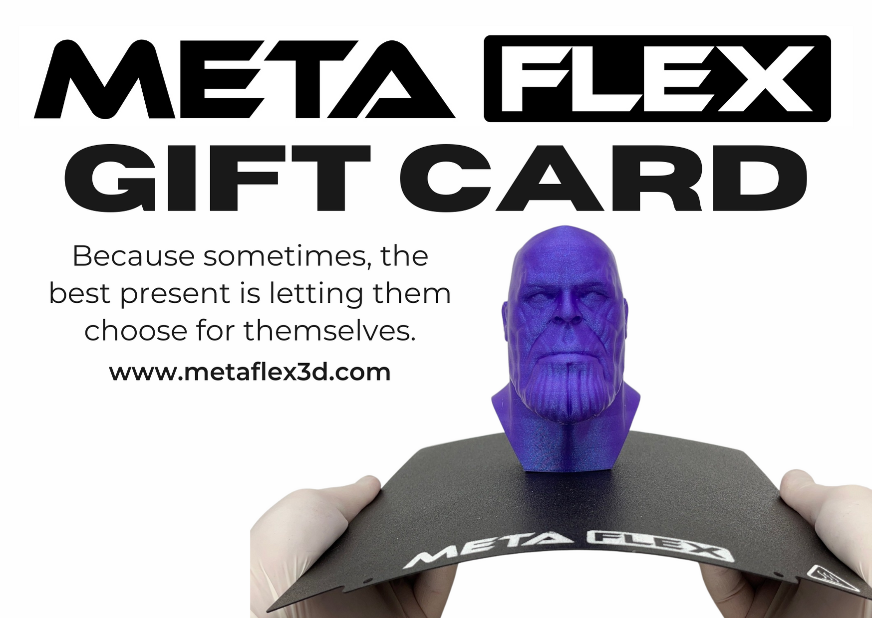 Gift Card for METAFLEX Flexible Build Plates | METAFLEX